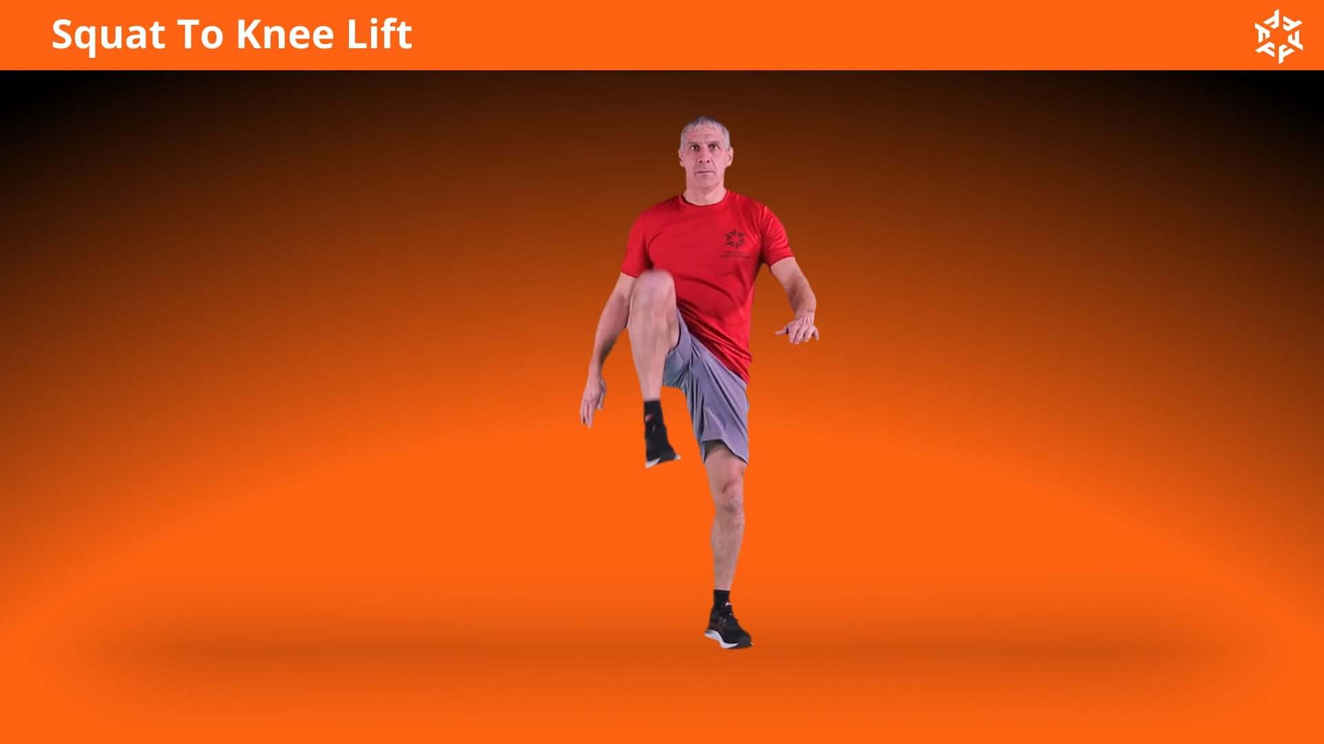 Comment effectuer Squat To Knee Lift? - Functional Home Training