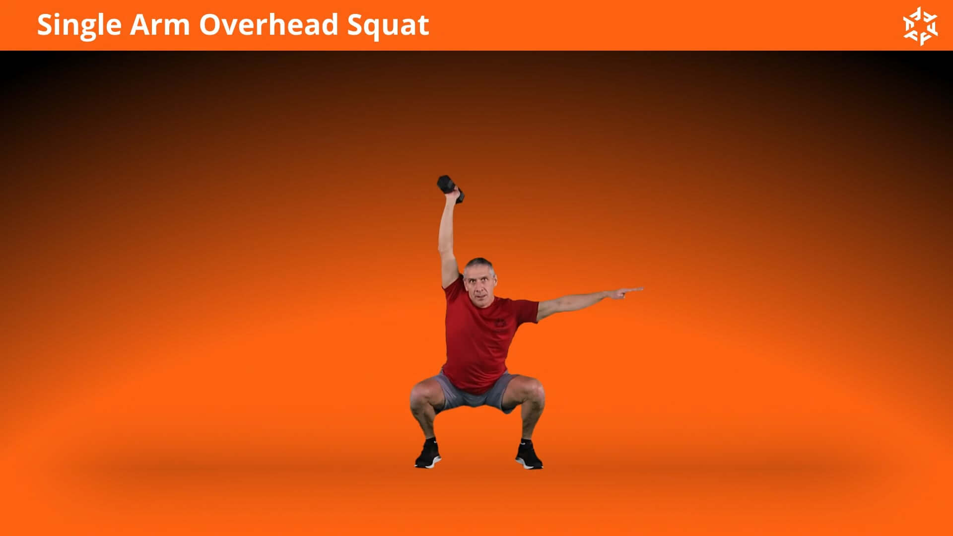 Comment effectuer Single Arm Overhead Squat? - Functional Home Training